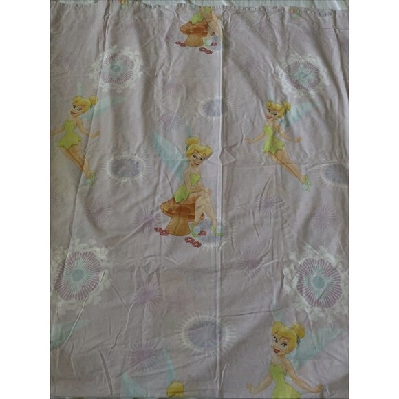 Disney | Bedding | Vintage Disney Tinkerbell Twin Flat Sheet Pink ...
